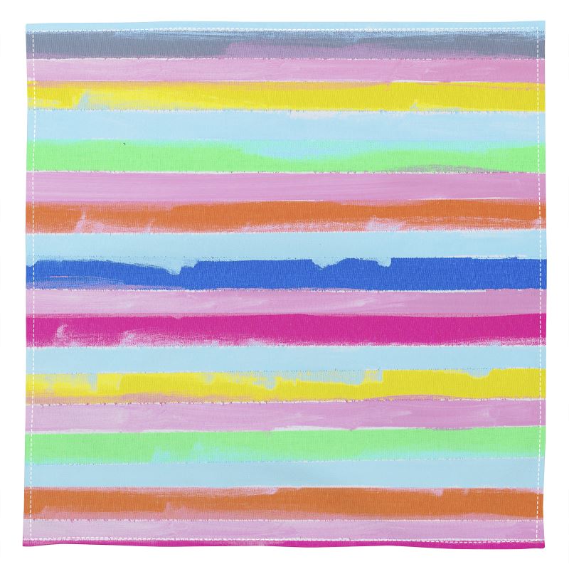 Colorful Stripe Napkin – donald drawbertson