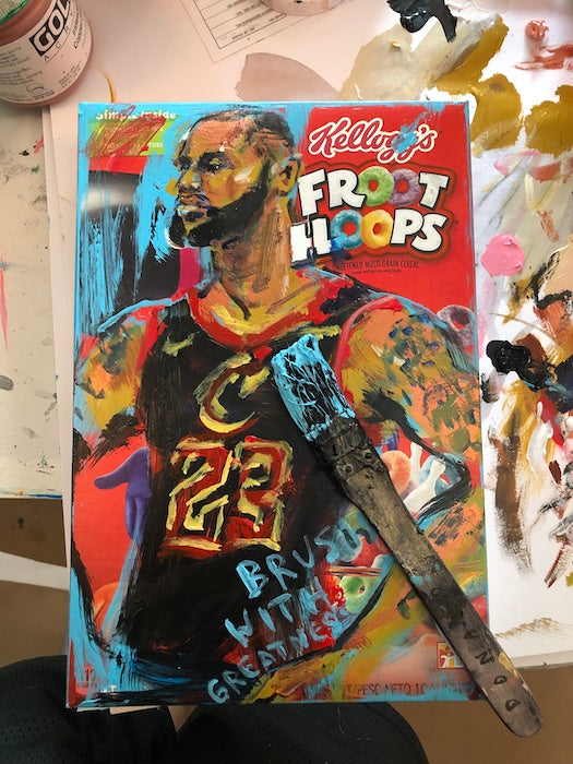 Lebron Cereal Box – donald drawbertson