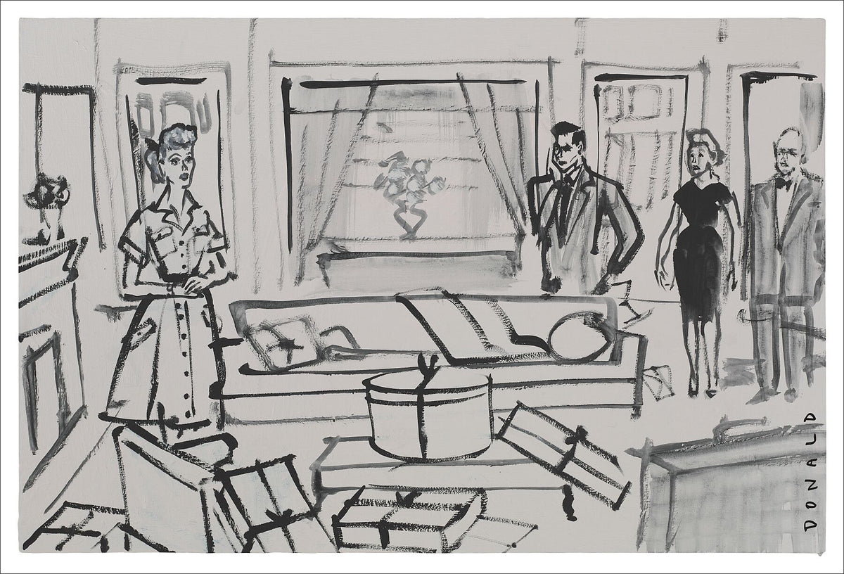 I Love Lucy Print – donald drawbertson