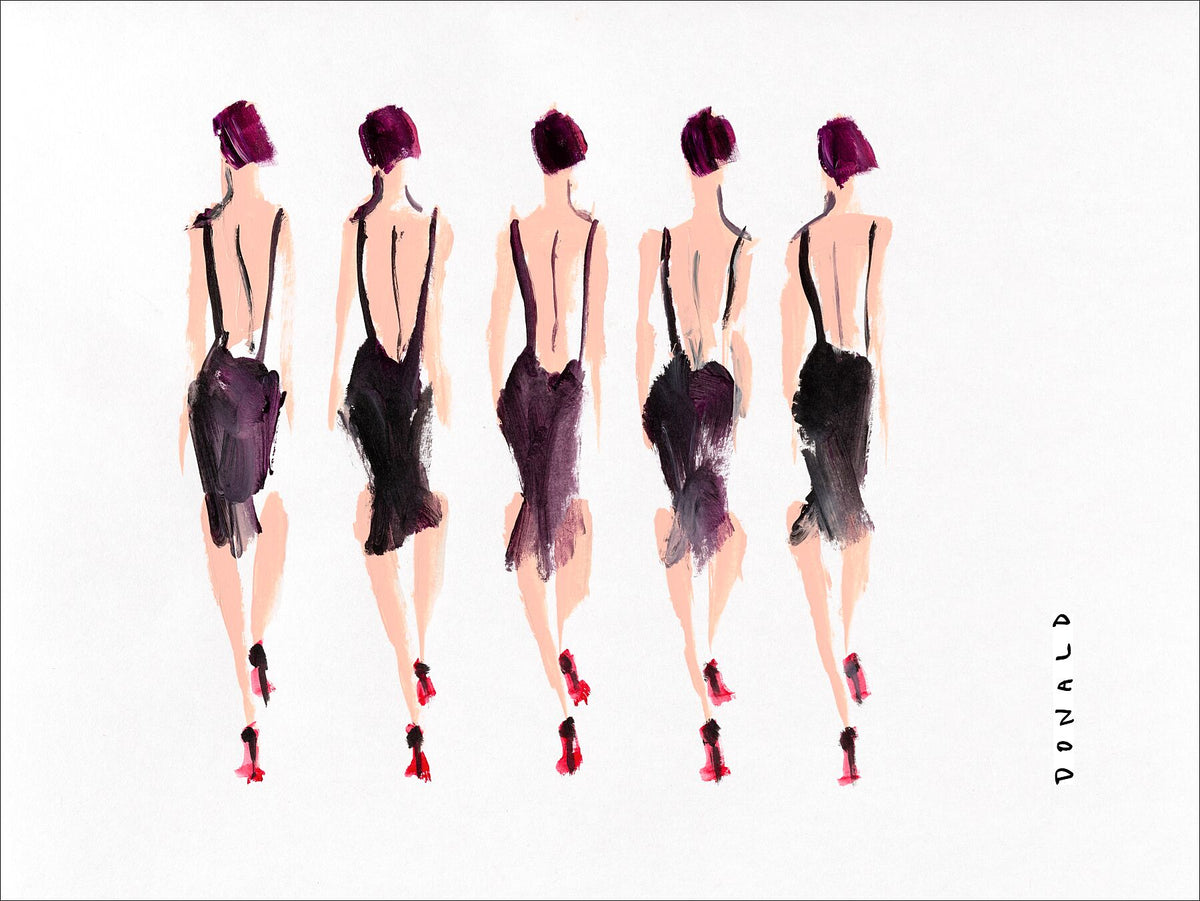 Red Bottoms Print – donald drawbertson
